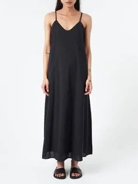XiRENA | Dresses | Xirena Black Maxi Dress With Thin Spaghetti Straps ...